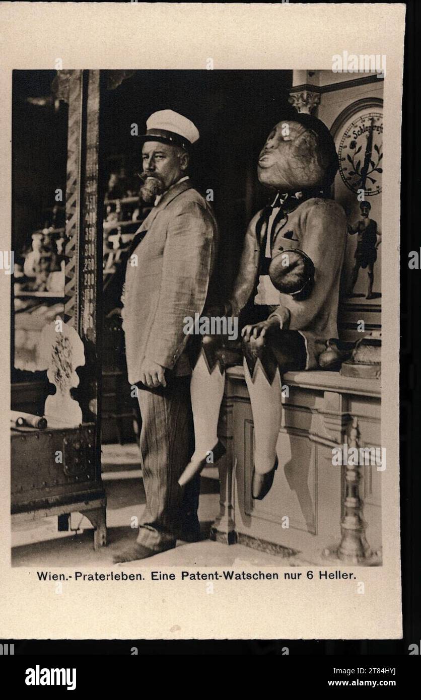 Emil Mayer (Fotograf in) Vienna. - Prater life. A patent craving only 6 ...