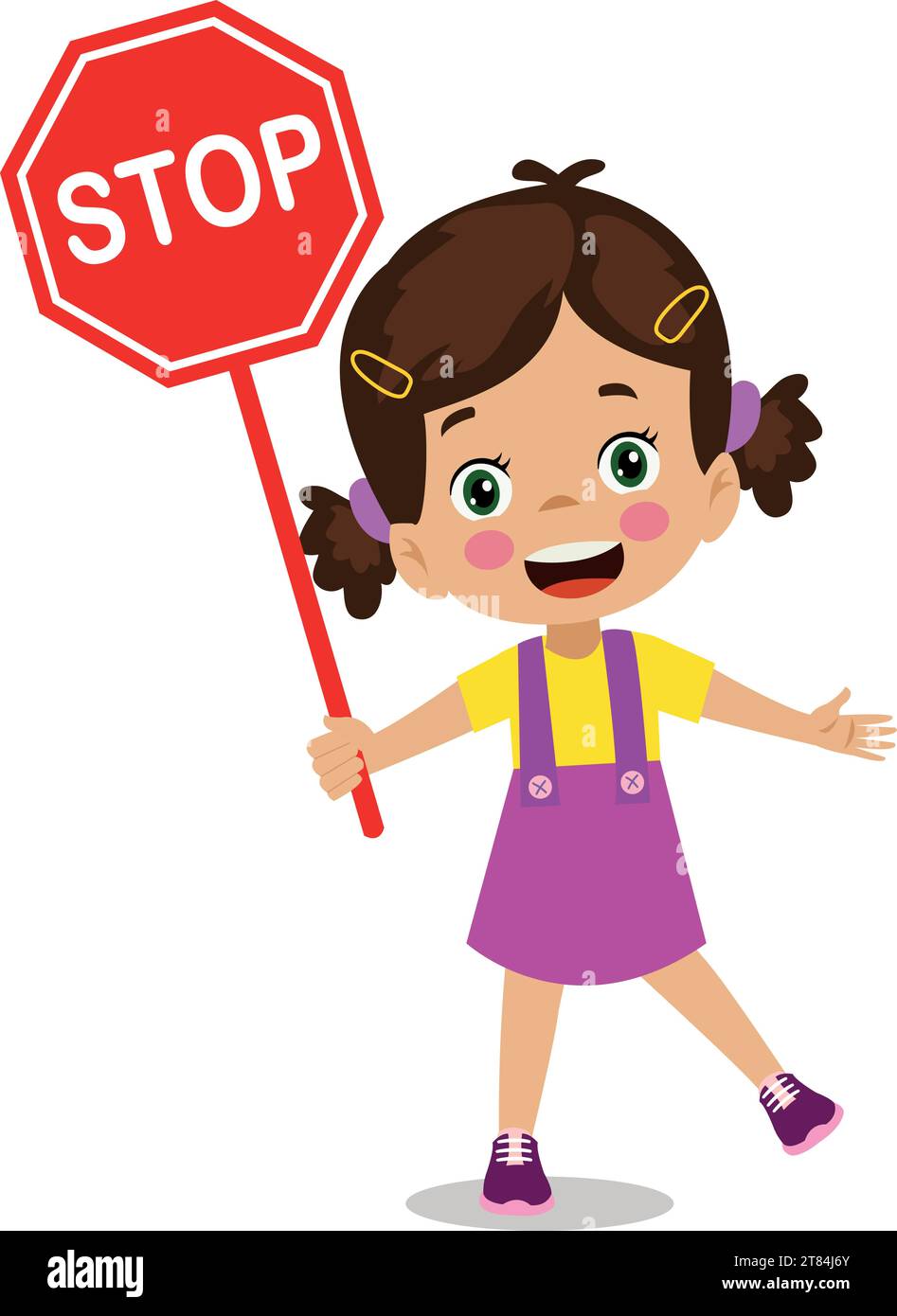 cute boy making stop gesture with traffic sign stop sign Stock Vector ... cute boy making stop gesture with traffic sign stop sign Stock Vector ...