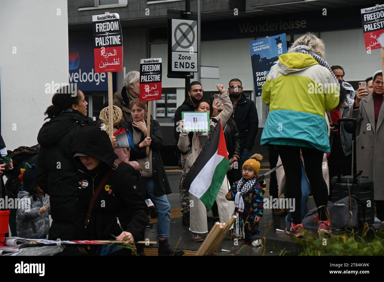 Walthamstow, London, UK. 18th November 2023. Local people held a ...