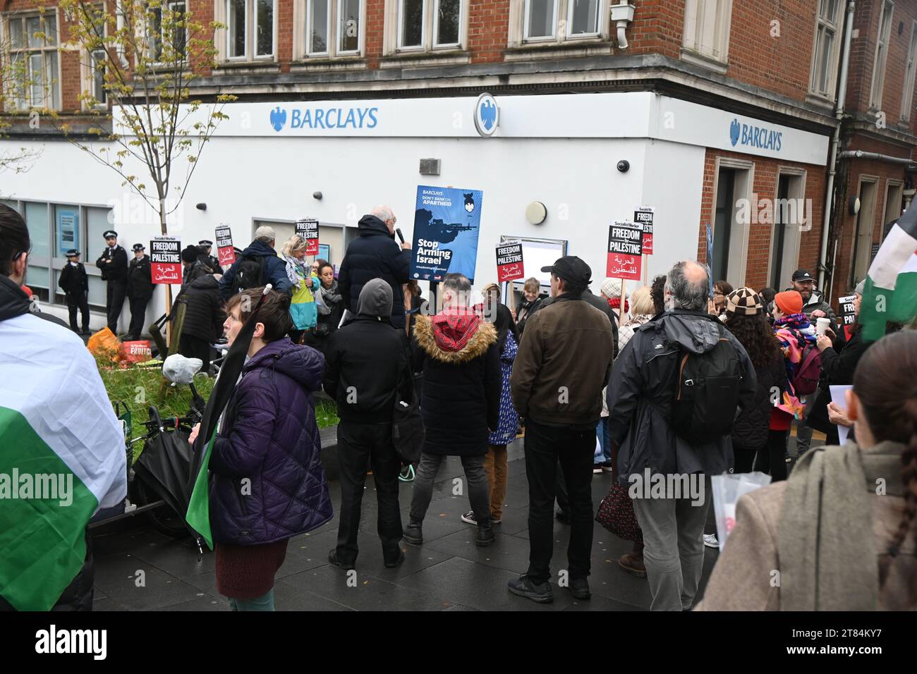Walthamstow, London, UK. 18th November 2023. Local people held a ...