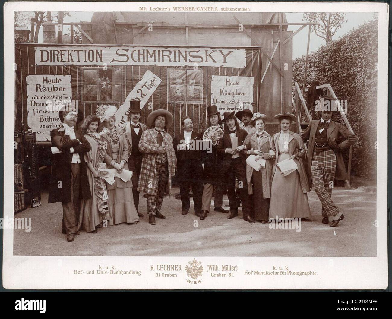 Rudolf Lechner (Wilhelm Müller) The actors of the theater group ...