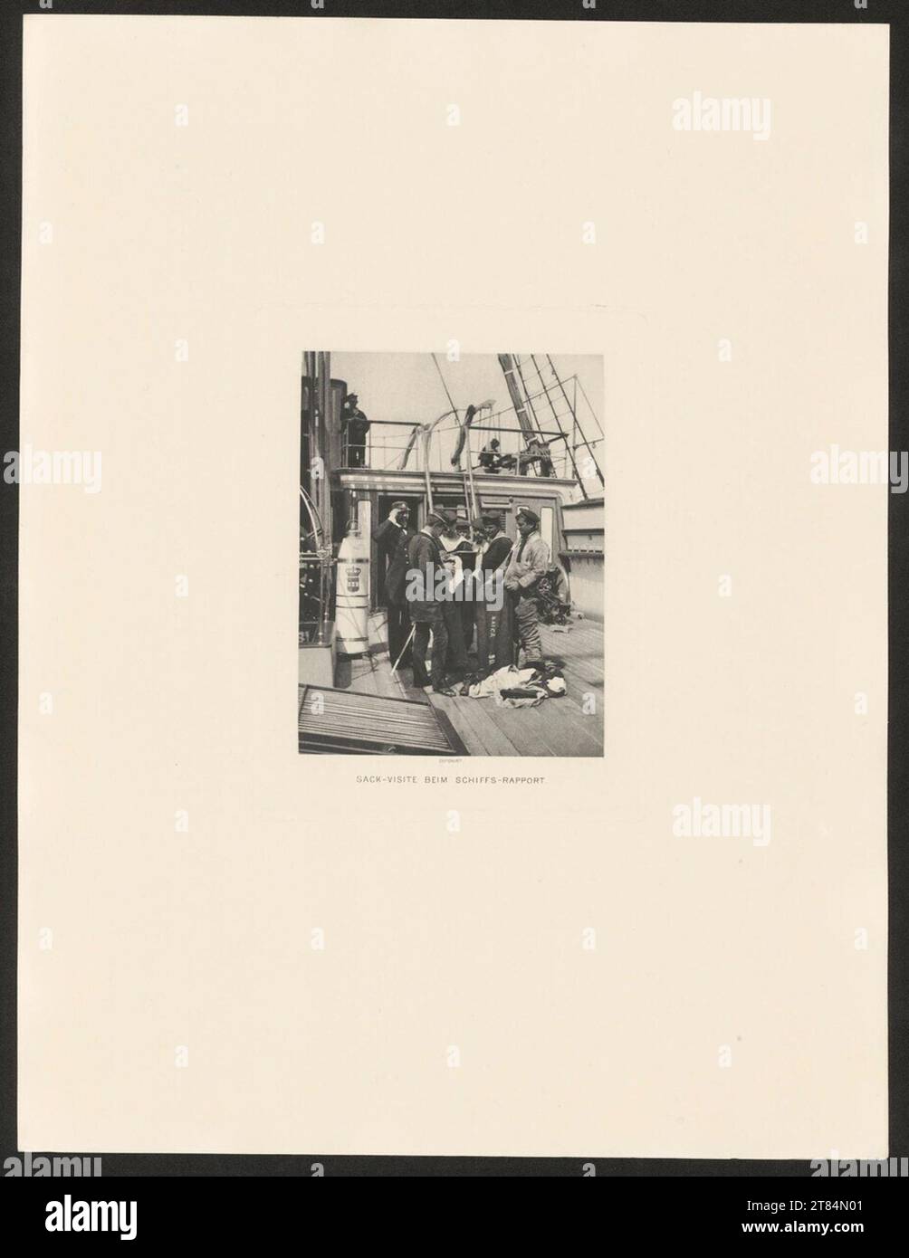 Alexander Hauger (Fotograf in) Sack - visit to the ship - Rapport (from ...