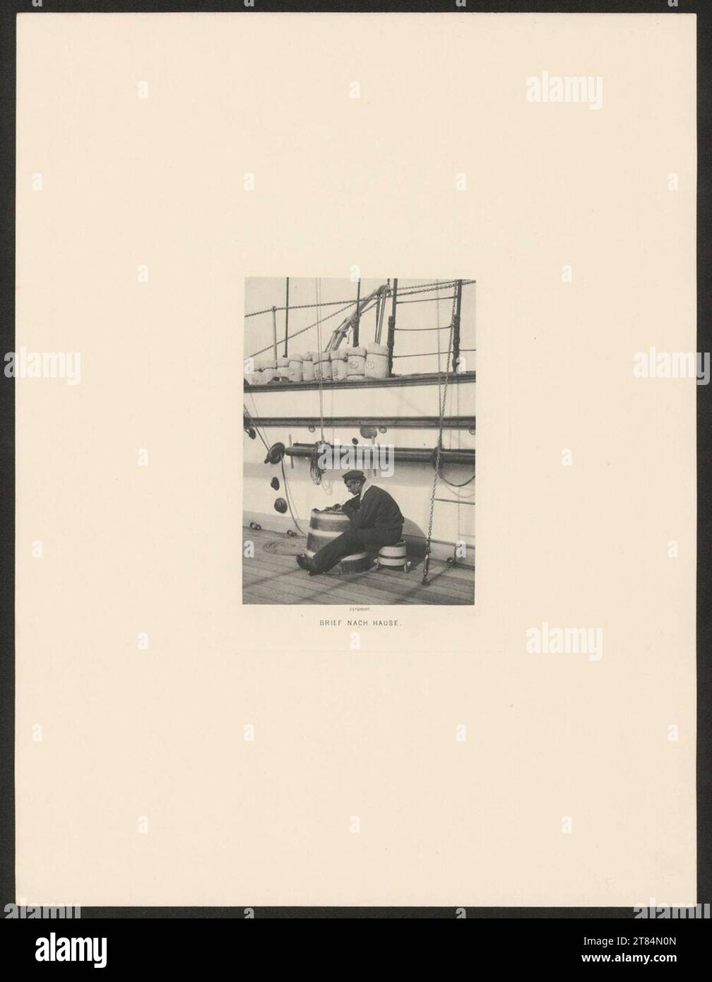 Alexander Hauger (Fotograf in) Home letter (from the series "Bord ...