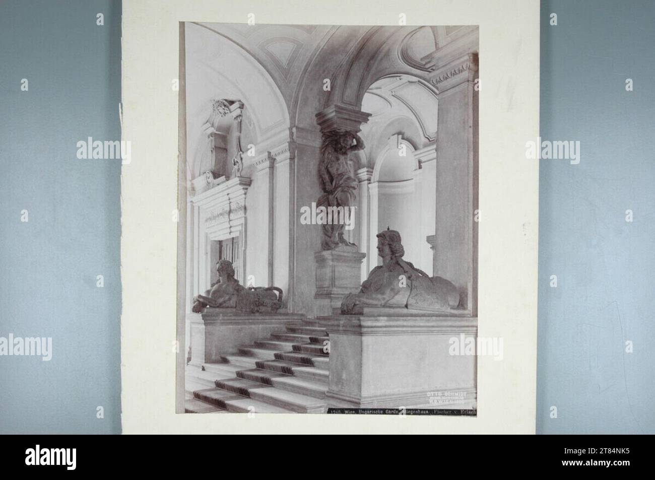 Otto Schmidt Vienna, Hungarian guard, staircase, fisherman of Erlach ...