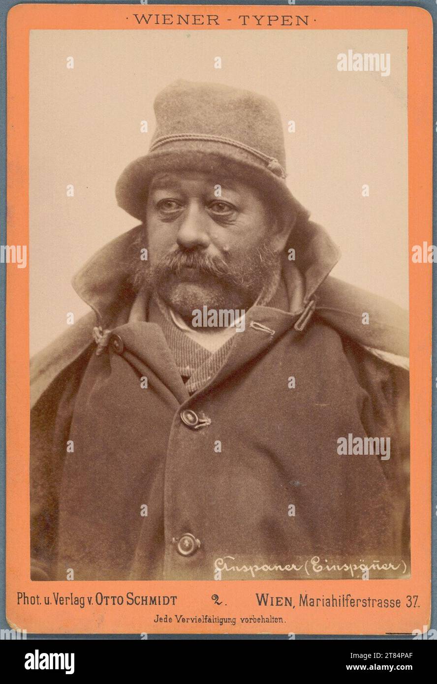 Otto Schmidt Viennese types: ANSPANER (feeder). Albumin paper, on ...