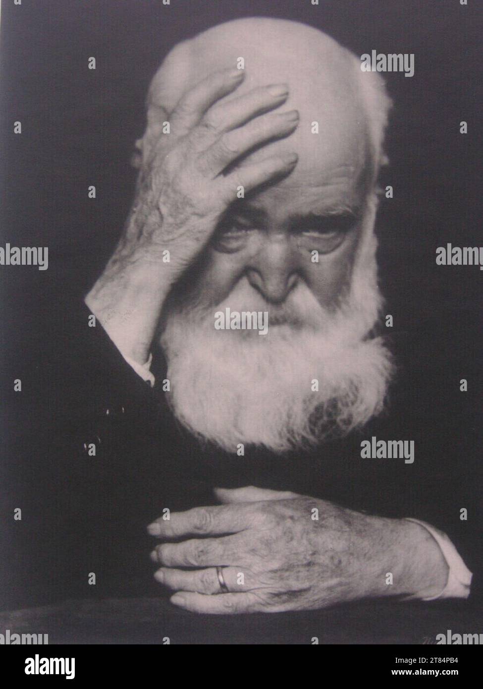 Hugo Erfurth Hans Thoma. Silver gelatin paper 1920, Abzug: 1940er-Jahre ...