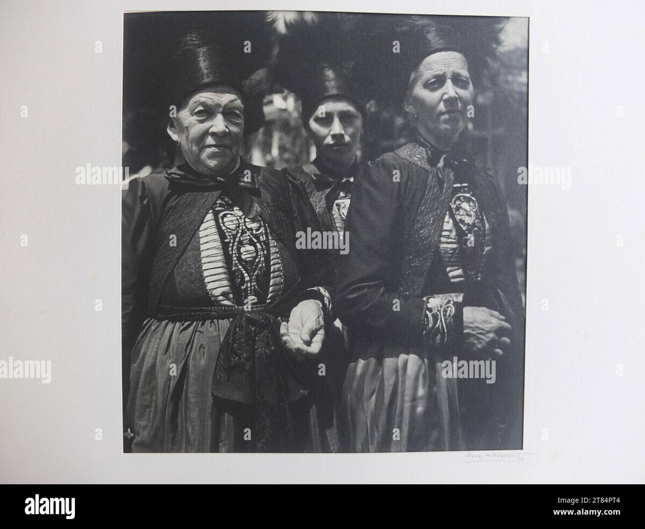 Rudolf Koppitz Old Vorarlberg costume (original title). Silver gelatin ...