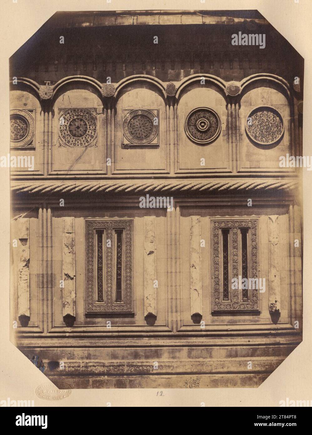 Ludwig Angerer Curtea de Arges, cathedral, blind hobs on the side aisle ...