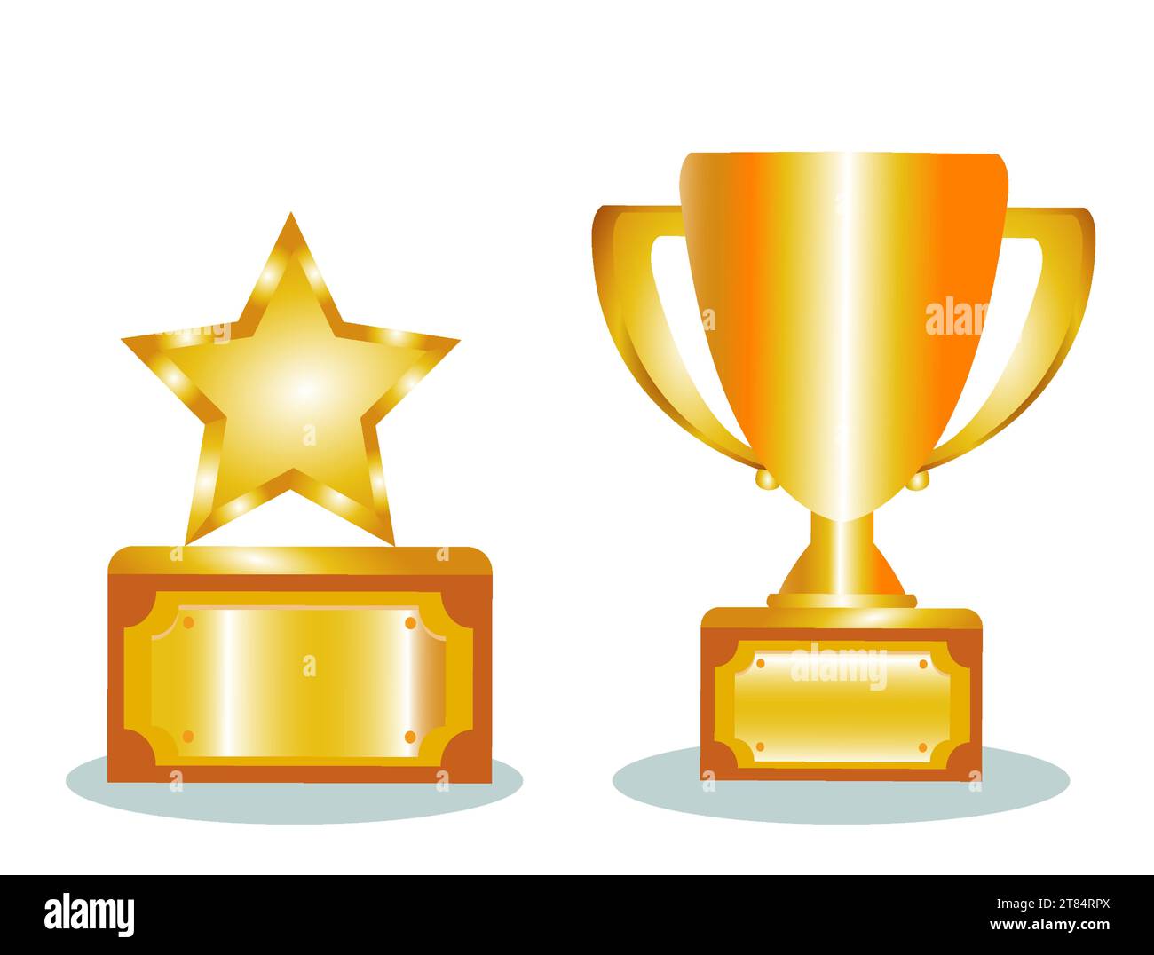 gold trophy image vector illustration Stock Vector Image & Art - Alamy