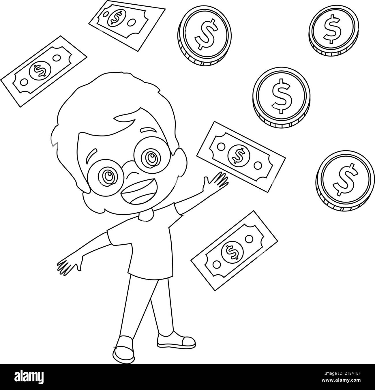 picture coloring illustration for kids Stock Vector Image & Art - Alamy