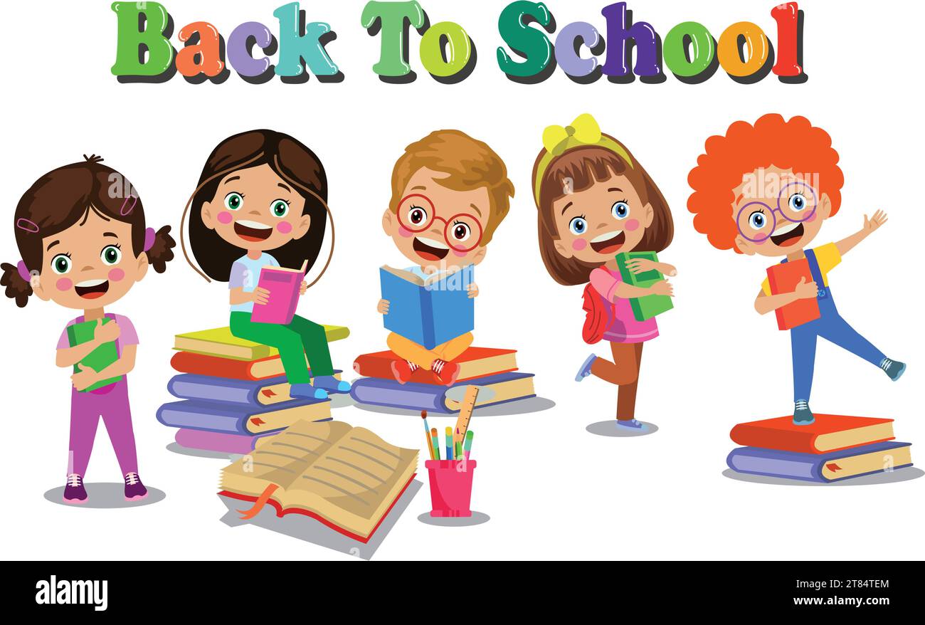 Happy students university Cut Out Stock Images & Pictures - Alamy