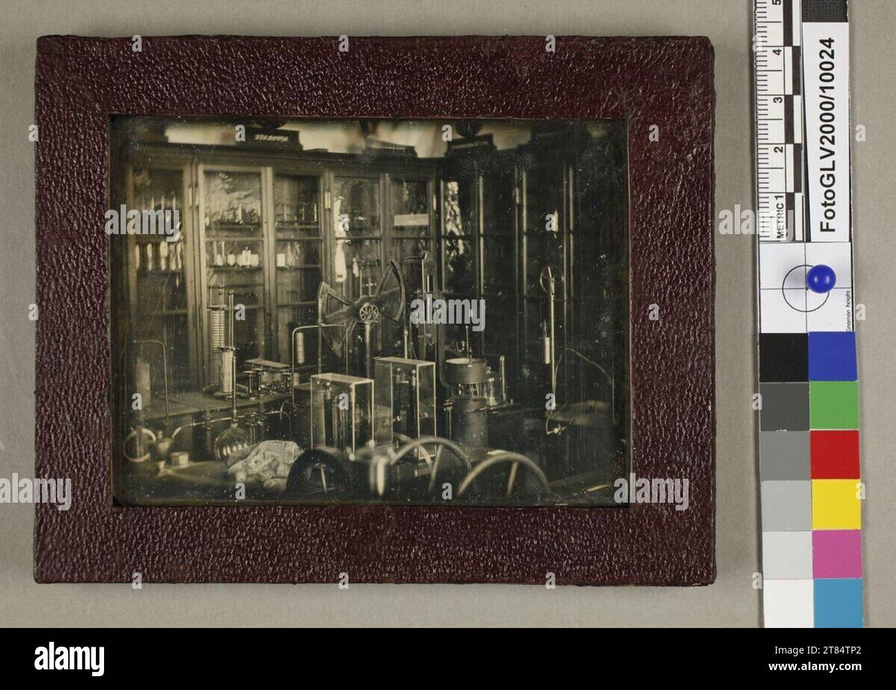 Joseph von Pasqualati Interior view of the chemical laboratory in the ...