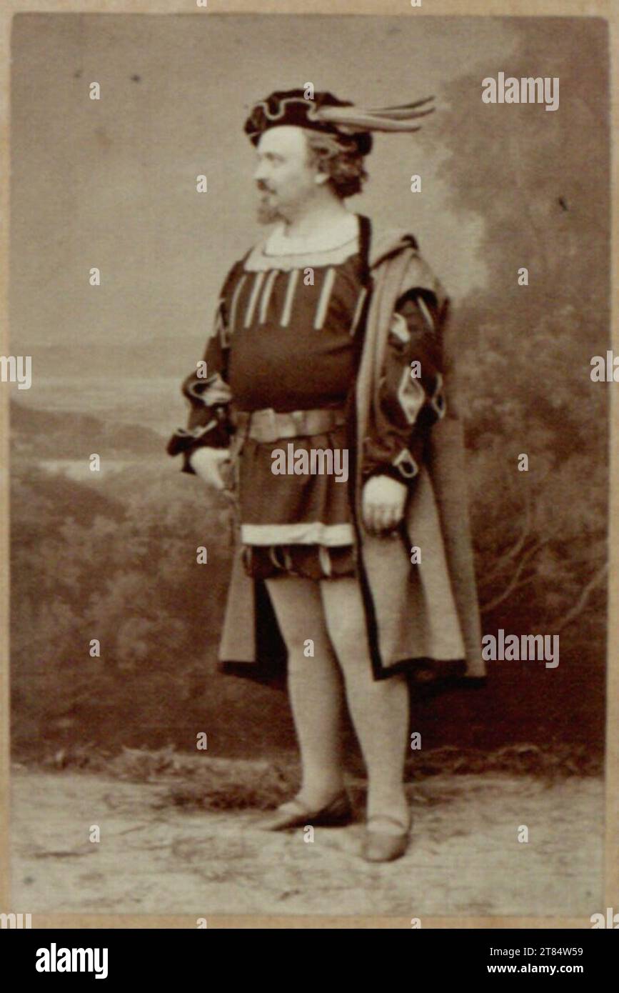 Emil Rabending Actor Anton Ascher in the costume of the 17th century ...