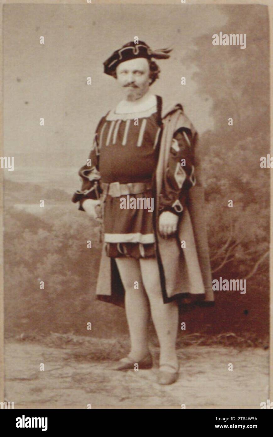 Emil Rabending Actor Anton Ascher in the costum of the 17th Century ...