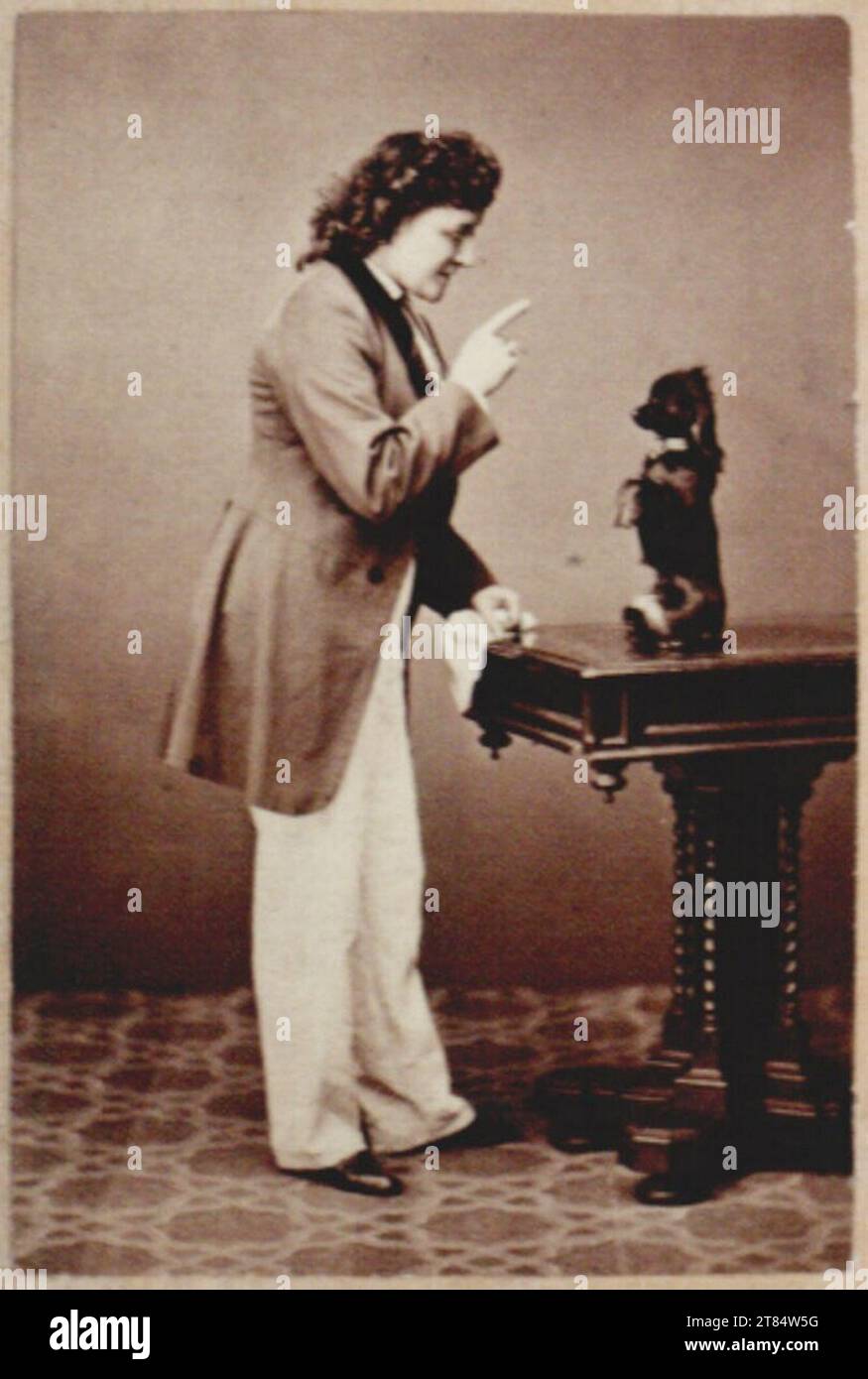 Emil Rabending Actress in the pants role of a young gentleman in white ...