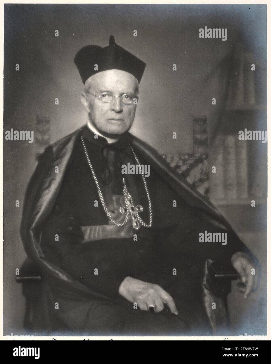 Nicola Perscheid Portrait of a cardinal (Franz Ehrle). Silver gelatin ...