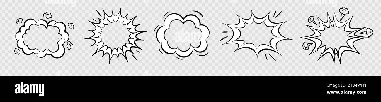 Explosion star burst bang vector effect. Blast boom shape Stock Vector ...