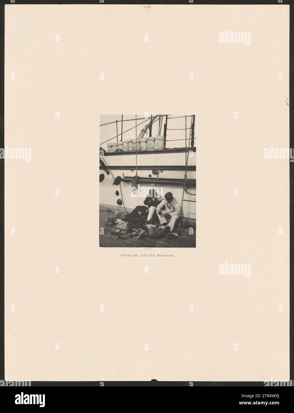 Alexander Hauger Voluntary effects cleaning. Heliogravure, on the box ...