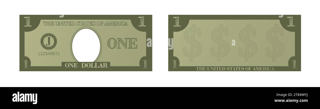 Fake money template Cut Out Stock Images & Pictures - Alamy
