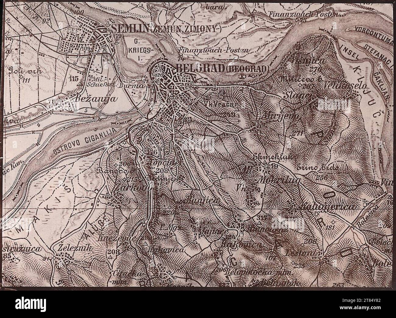 Arthur von Hübl Reproduction: map. Silver gelatin paper 1911 , 1911 ...