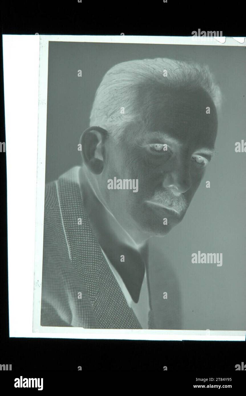 Rudolf Koppitz Male portrait. Loud around 1925 Stock Photo - Alamy