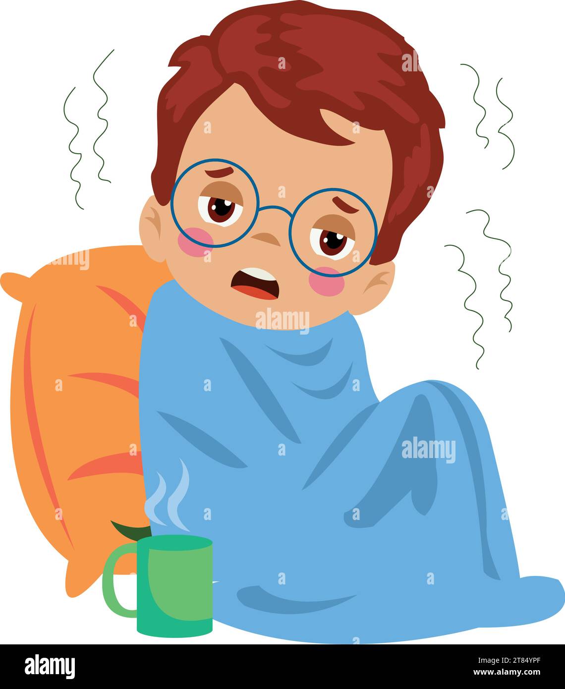 Sickness touching Stock Vector Images - Alamy