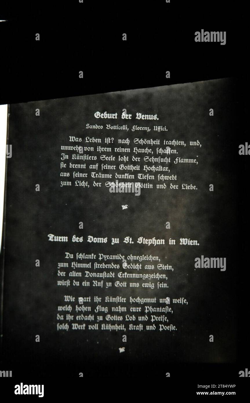 Max Jaffé Birth of Venus / Tower of the Cathedral in St. Stephan in ...