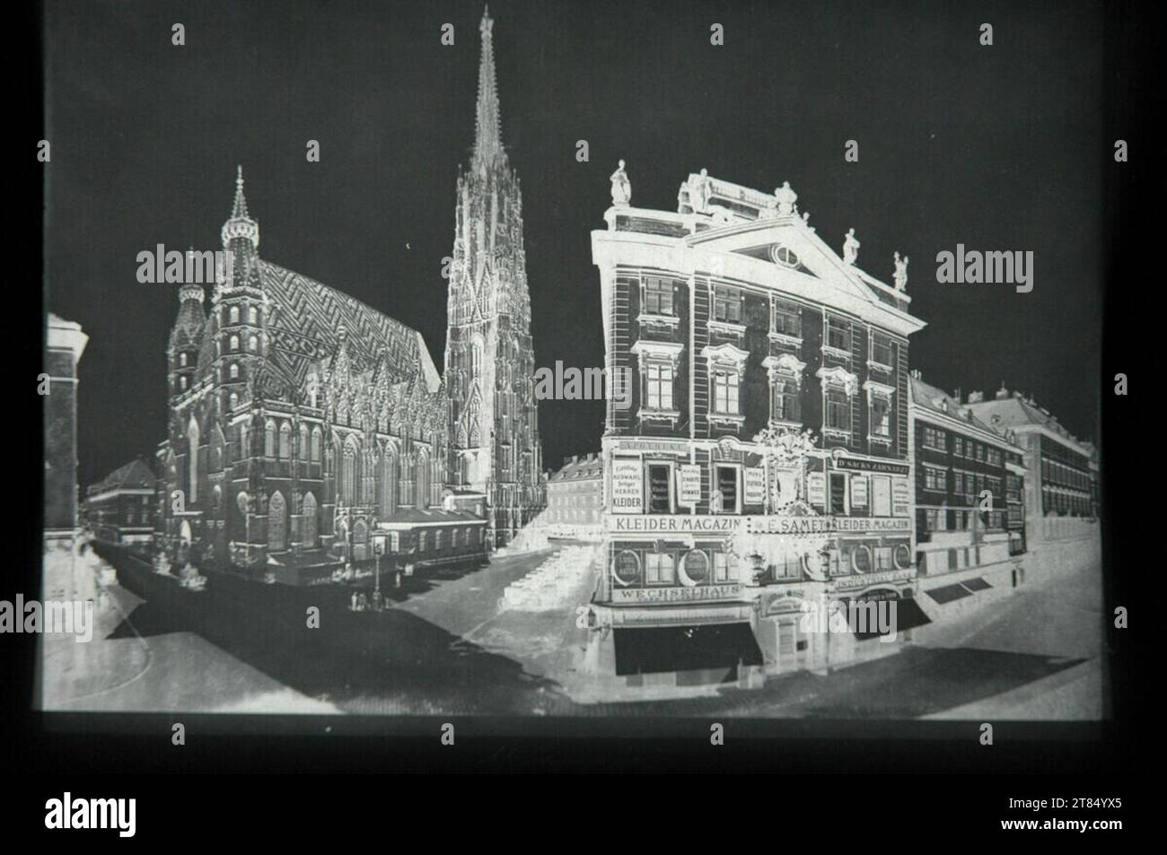 Max Jaffé Stephansdom. Negative Stock Photo - Alamy