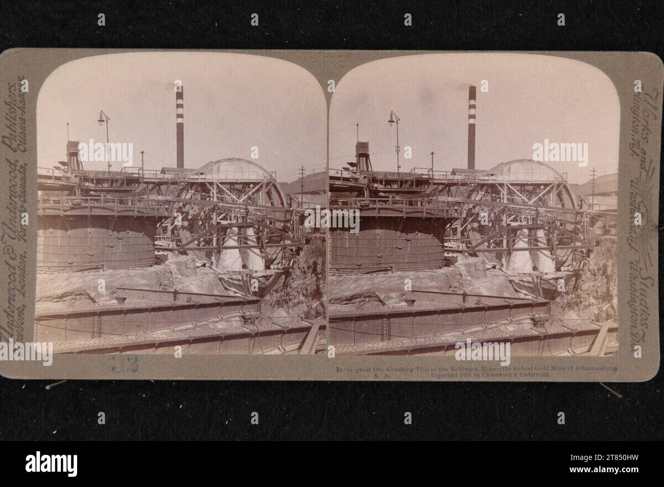 Underwood & Underwood The large stamped mill of the Robinson Mine - the ...