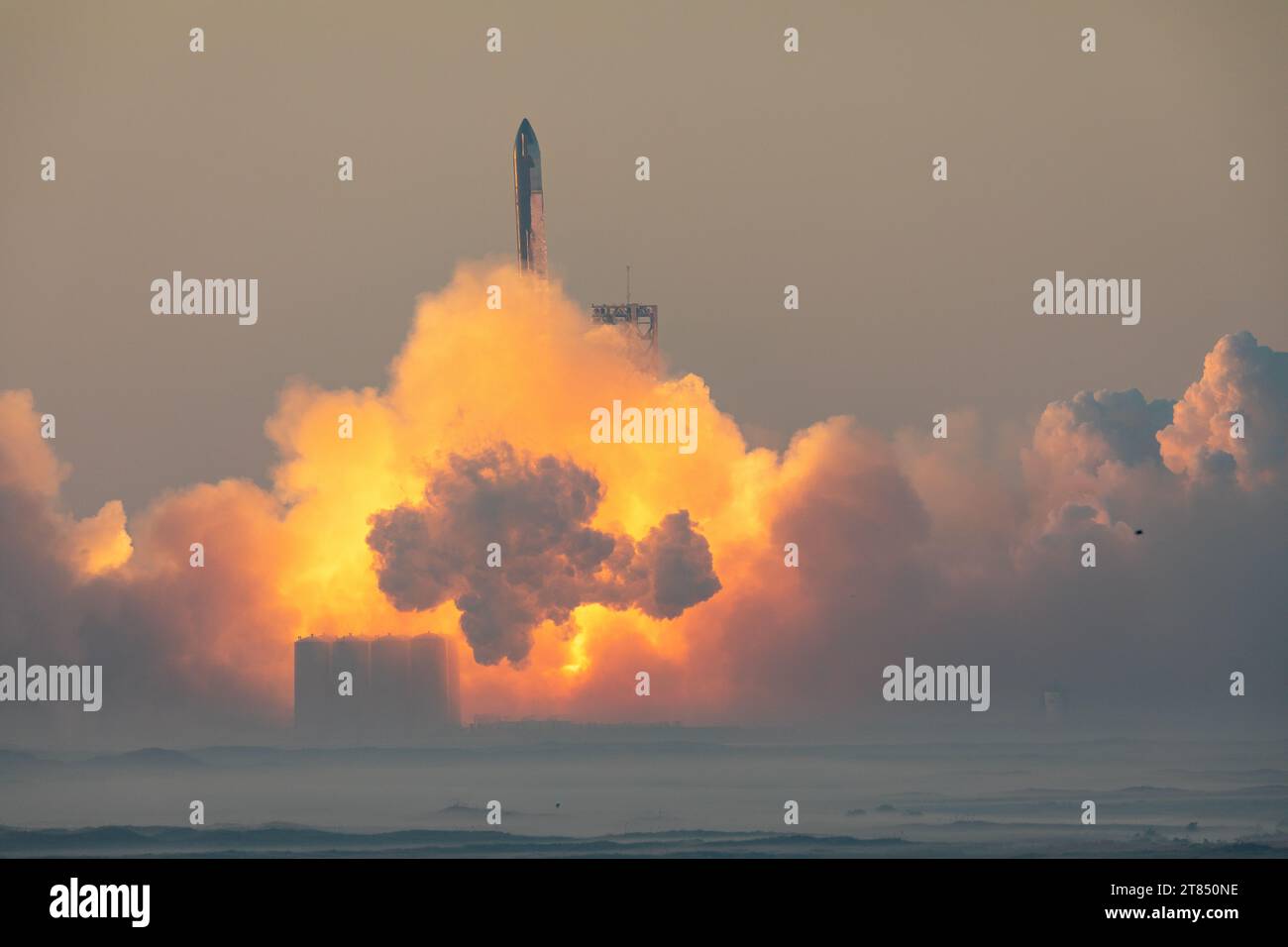 Texas, USA. 18th Nov, 2023. The first orbital launch from Texas ...