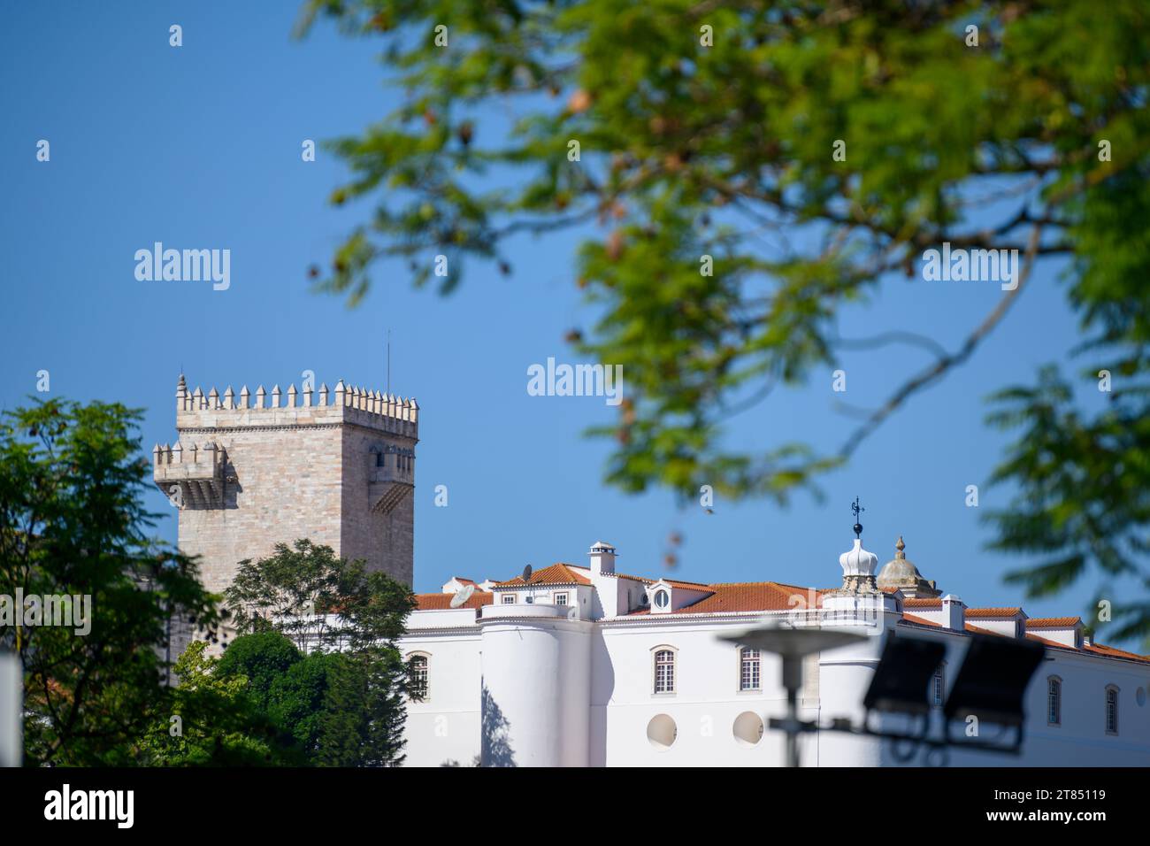 13th century Estremoz Castle, Estremoz Alentejo, Portugal Stock Photo ...