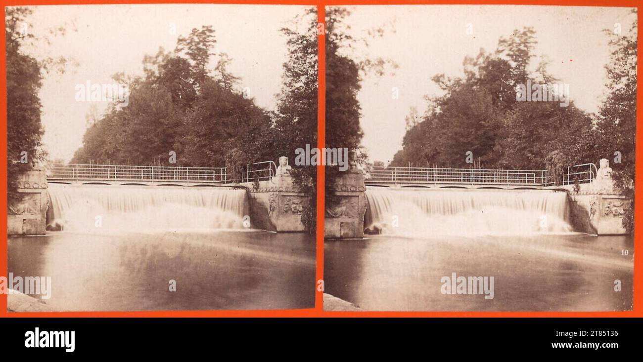 Michael Frankenstein Water lock with framing sphingen, pedestrian ...