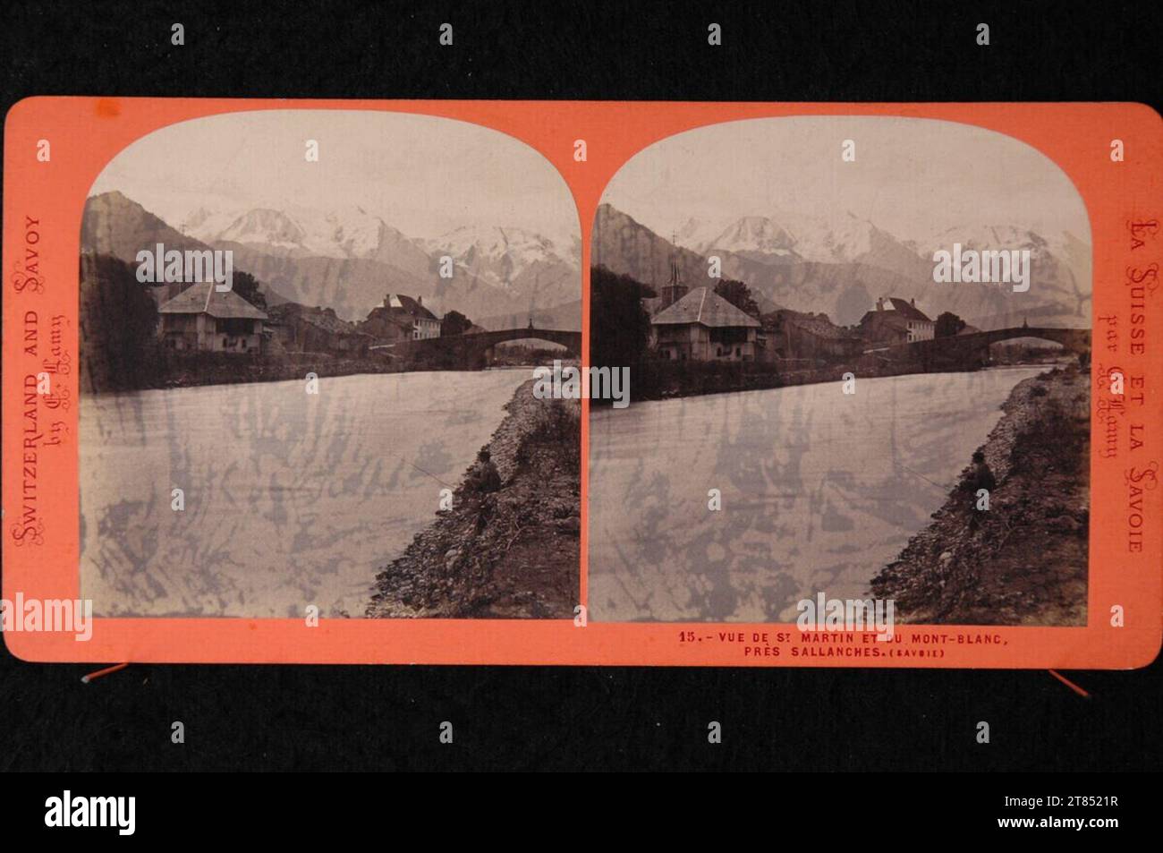 Pierre Eleonor Ernest Lamy St. Martin u. Mont Blanc. Albumin paper, on ...