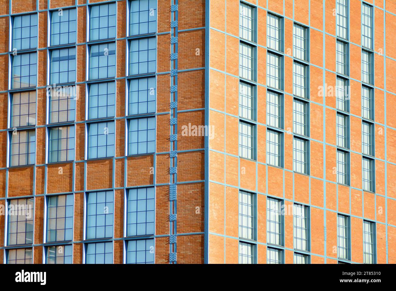 Revitalized red brick buildings Stock Photo - Alamy