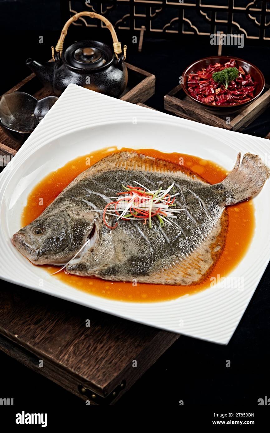Turbot steamed hi-res stock photography and images - Alamy