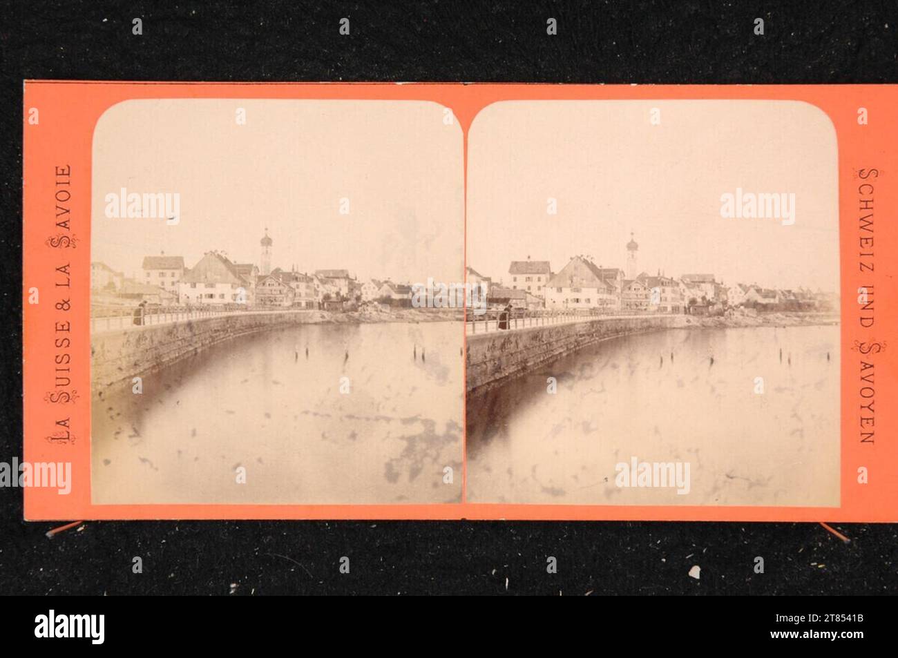 Adolphe Block Panorama by Rorschach. Albumin paper, on the box box ...