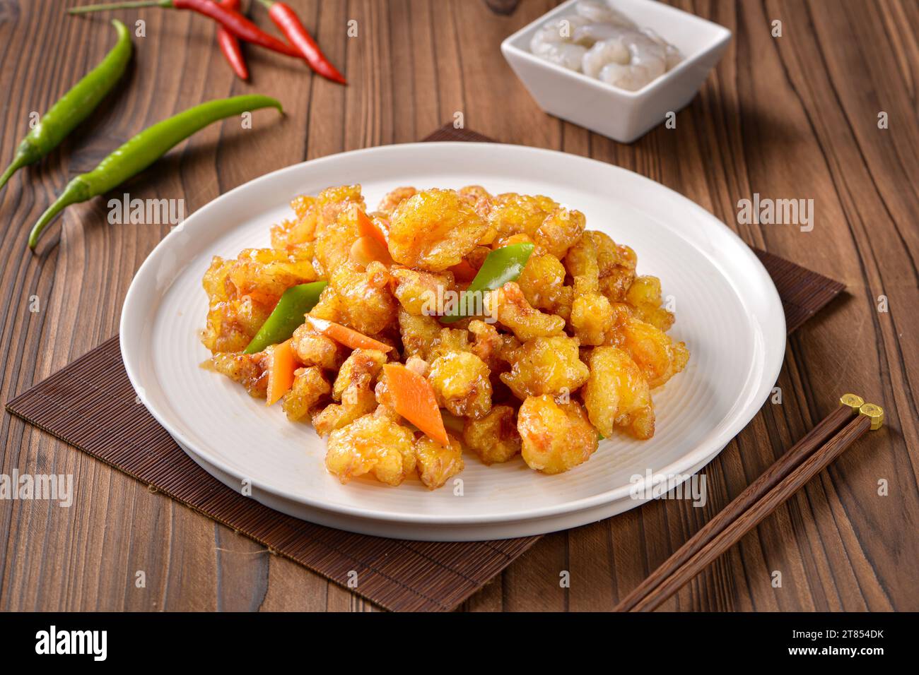 Lychee Glazed Meatballs,sweet and sour pork Stock Photo - Alamy
