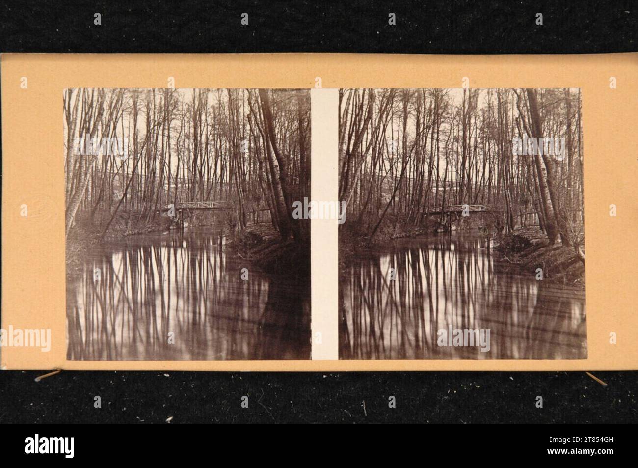 Anonym IM Park von Charenton-le-Pont Bei Paris. Stereoformat around ...