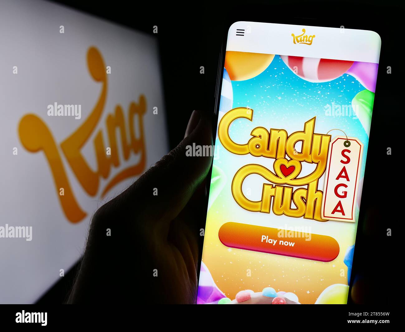 King com logo hi-res stock photography and images - Alamy