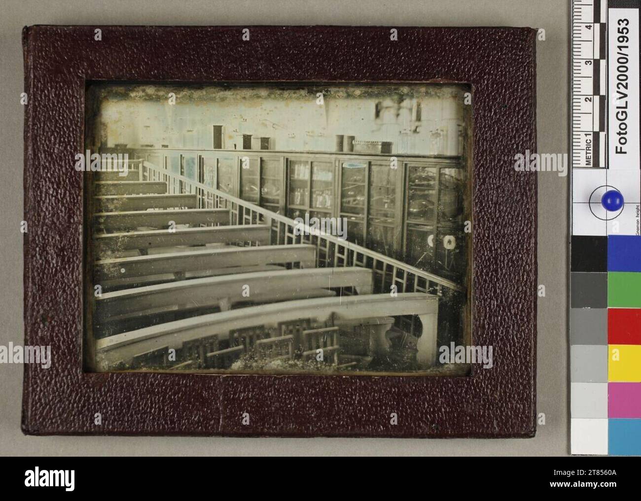 Joseph von Pasqualati Interior view of the chemical laboratory in the ...