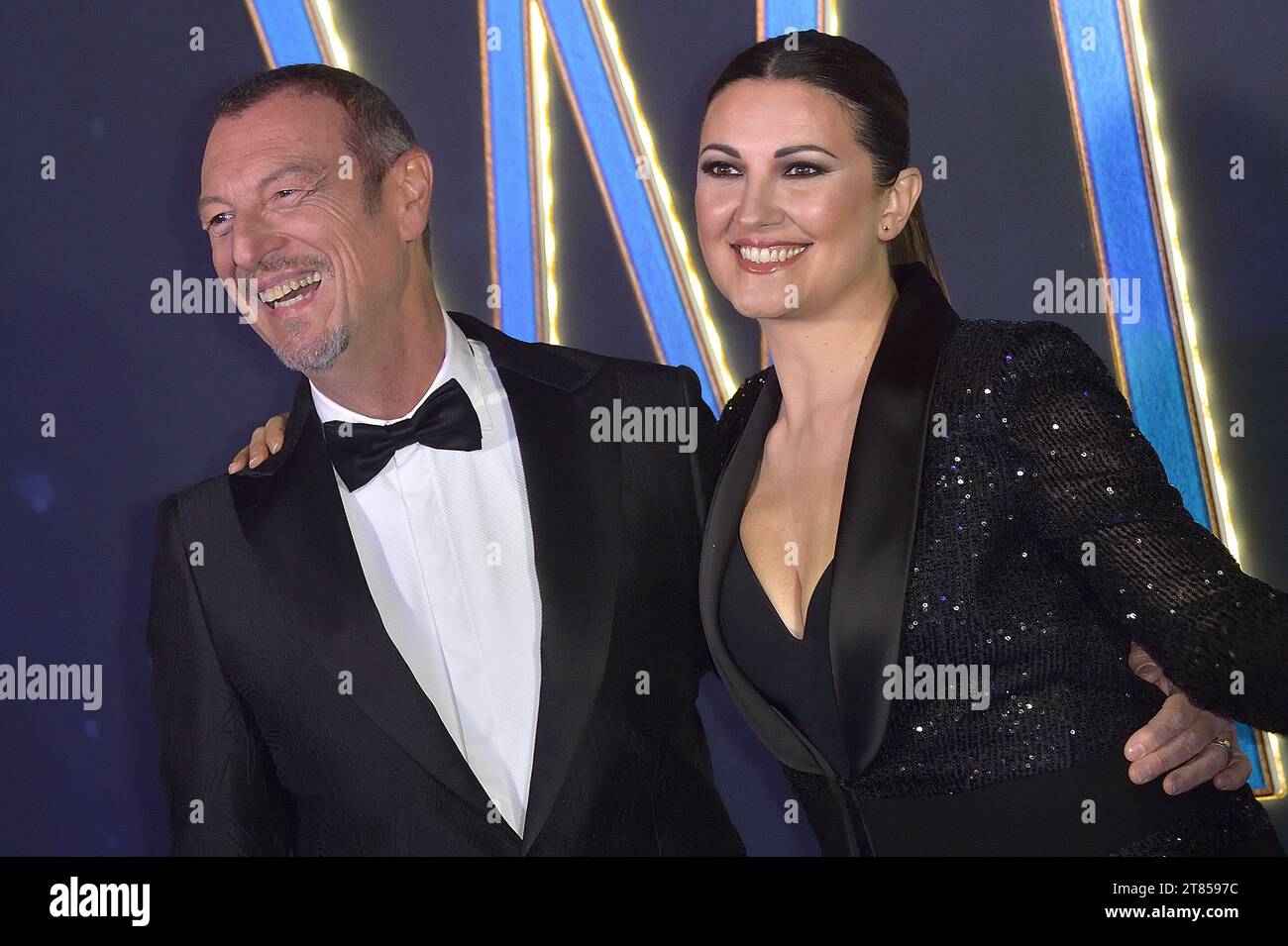 Rome, Italy. 17th Nov, 2023. ROME, ITALY - NOVEMBER 17: Amadeus and ...