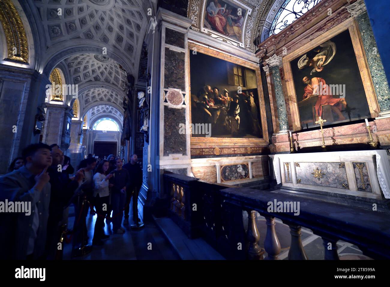 Rome, Italy. 17th Nov, 2023. Painting by Michelangelo Merisi, called ...