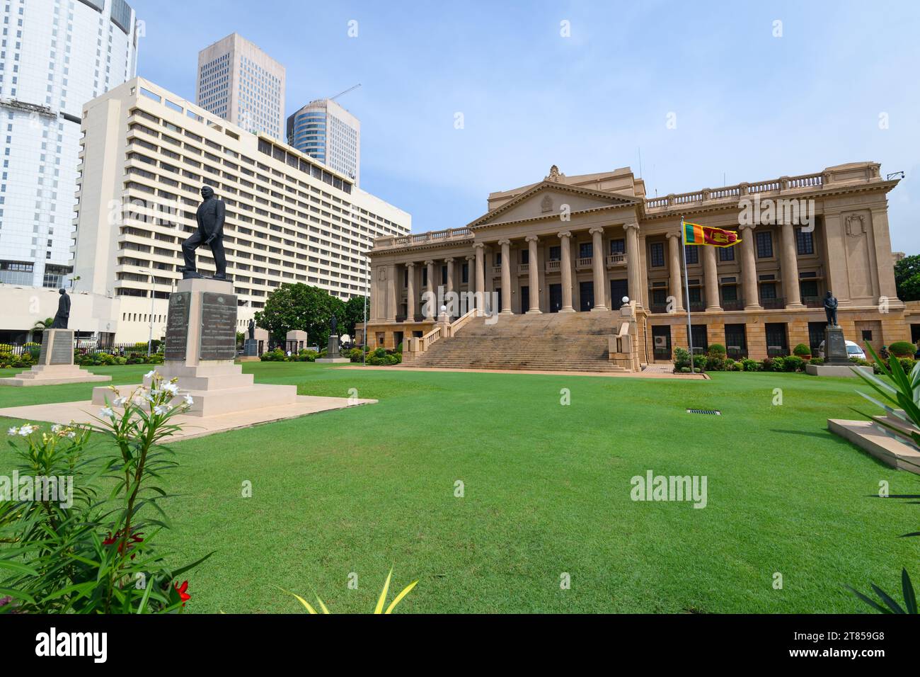 Old Parliament Building, Colombo that houses nowadays the Presidential ...