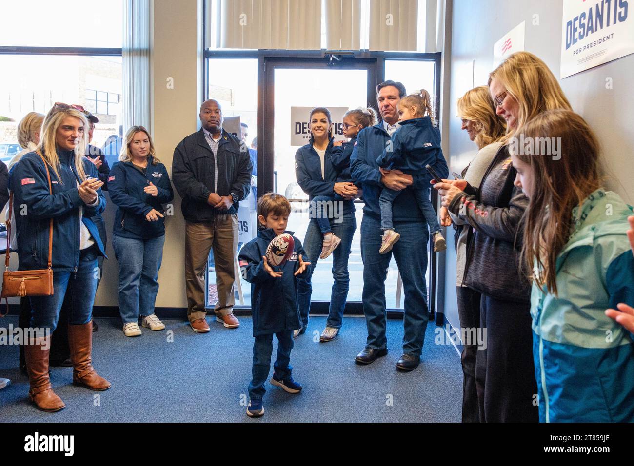 Des Moines, IA, USA. 16th Nov, 2023. Florida Governor and Republican ...