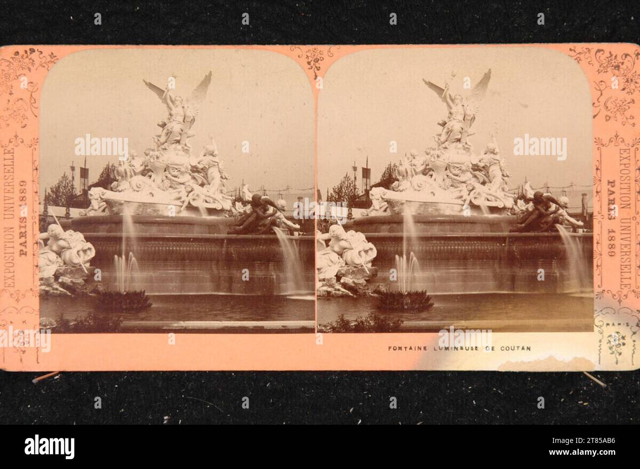 Adolphe Block World exhibition in Paris 1889: Fountain from Coutan ...