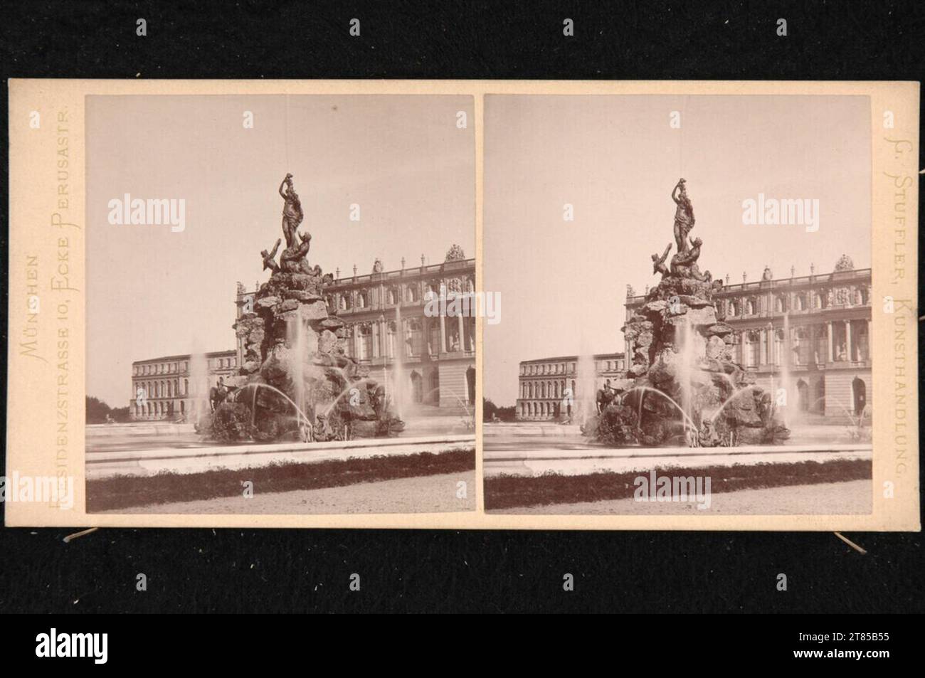 Georg Stuffler The Fortuna Brunnen in the garden of Herrenchiemsee ...