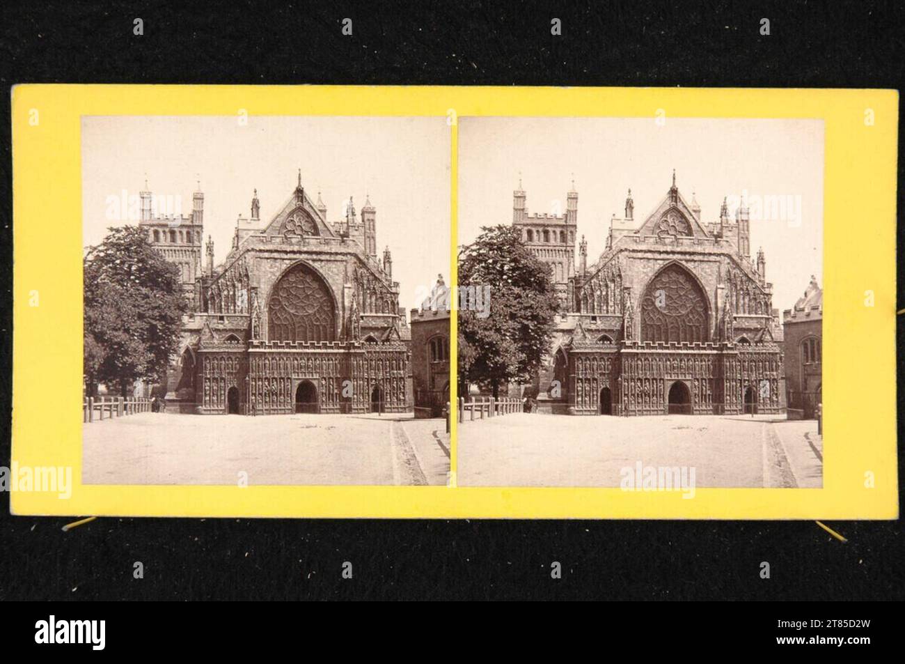 George Washington Wilson Exeter Cathedral, West-Front. Albumin paper ...
