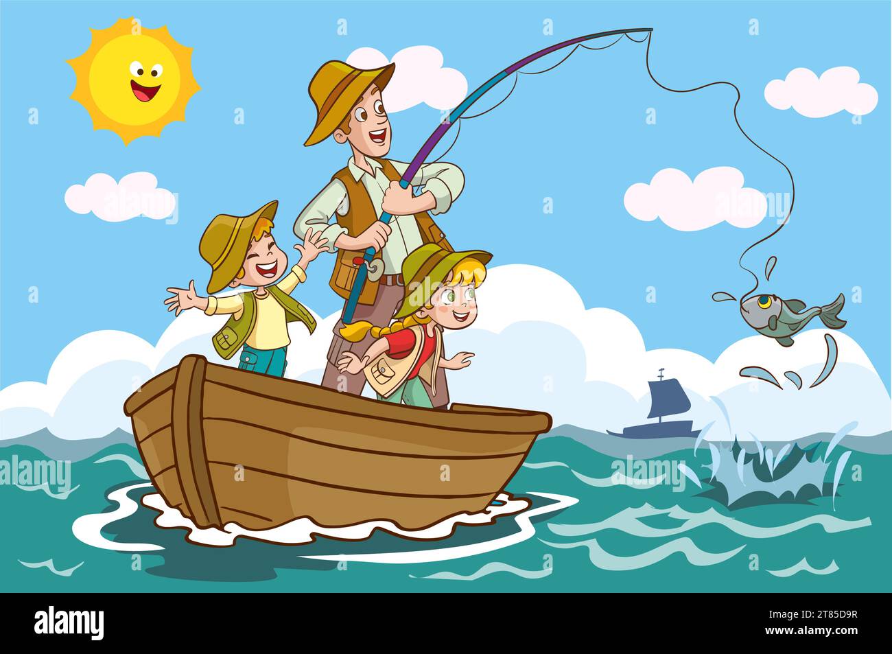 Weekend with kids Stock Vector Images - Alamy