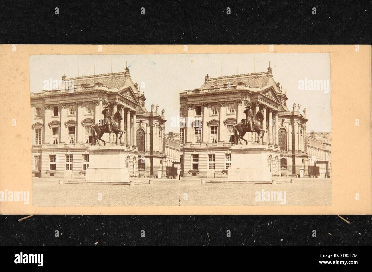 Anonym Rider standscape Louis XIV, designed by Pierre Cartelier ...