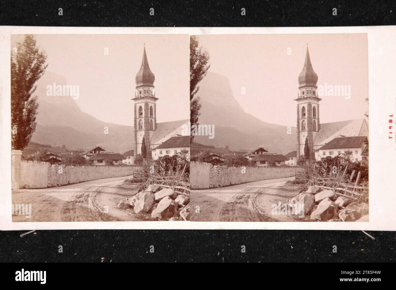 Alois Beer (ab 1883) Tyrol. Albumin paper, on the box box / stereo ...